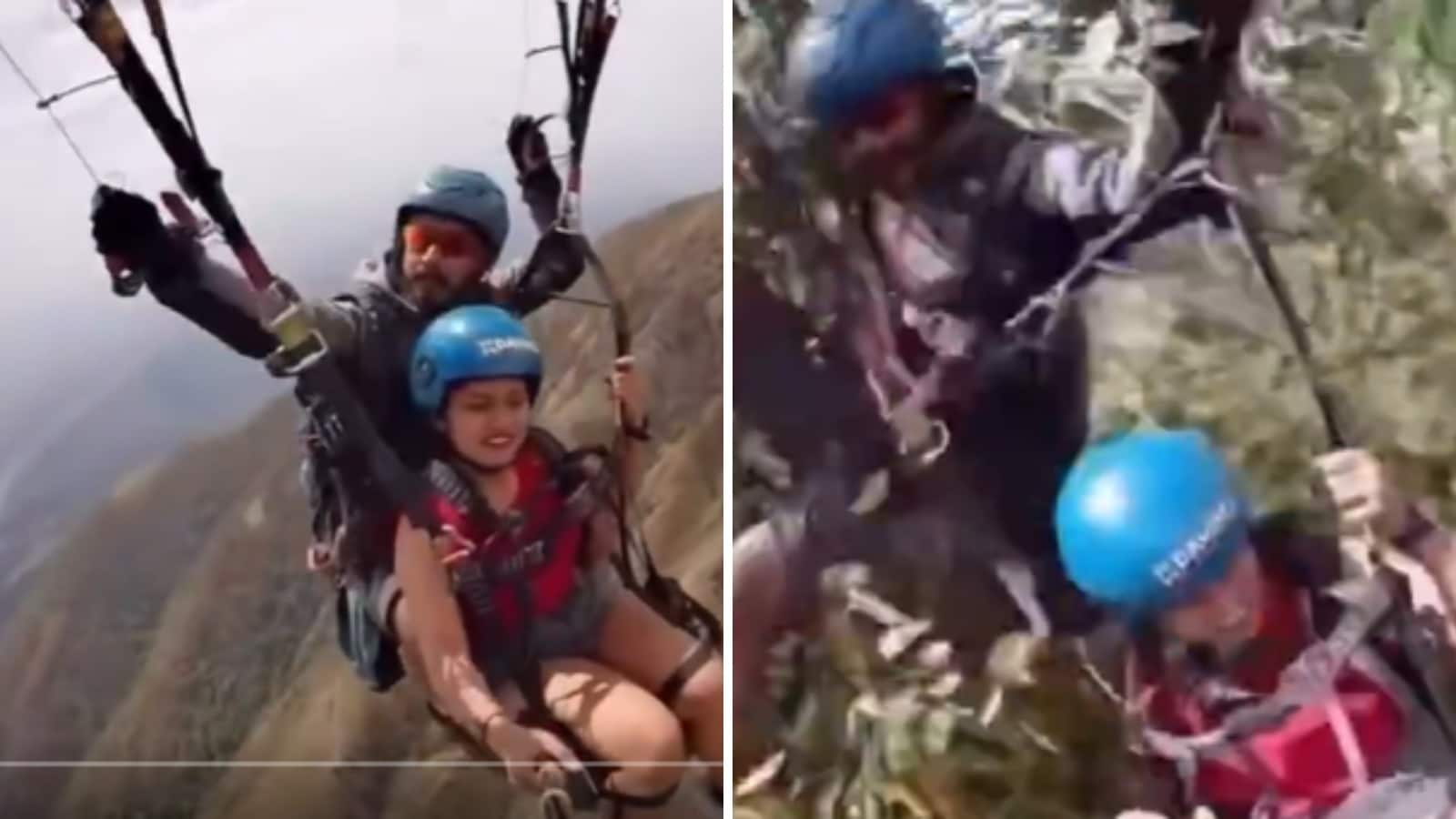 'Avoid adventure sports in India': Woman crashes into trees during ...
