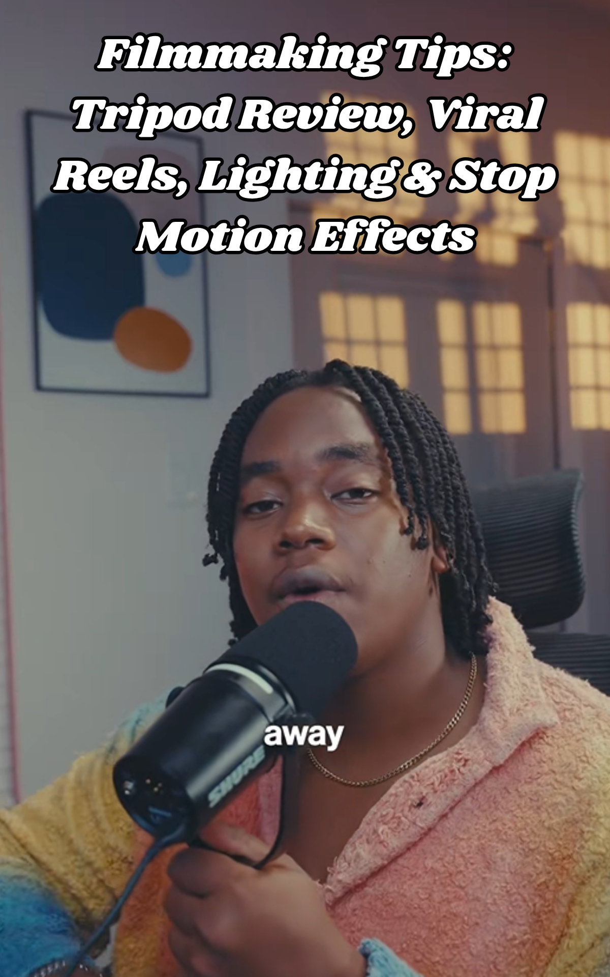 Filmmaking tips: Tripod review, viral reels, lighting & stop motion effects