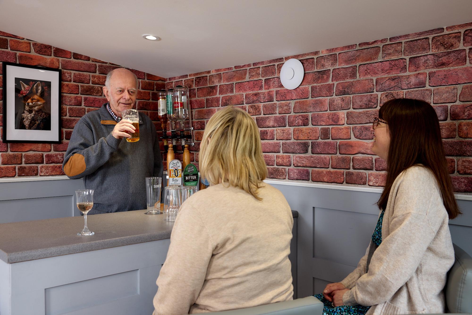 Former landlord pulls pints again at Walkeringham care home pub after ...