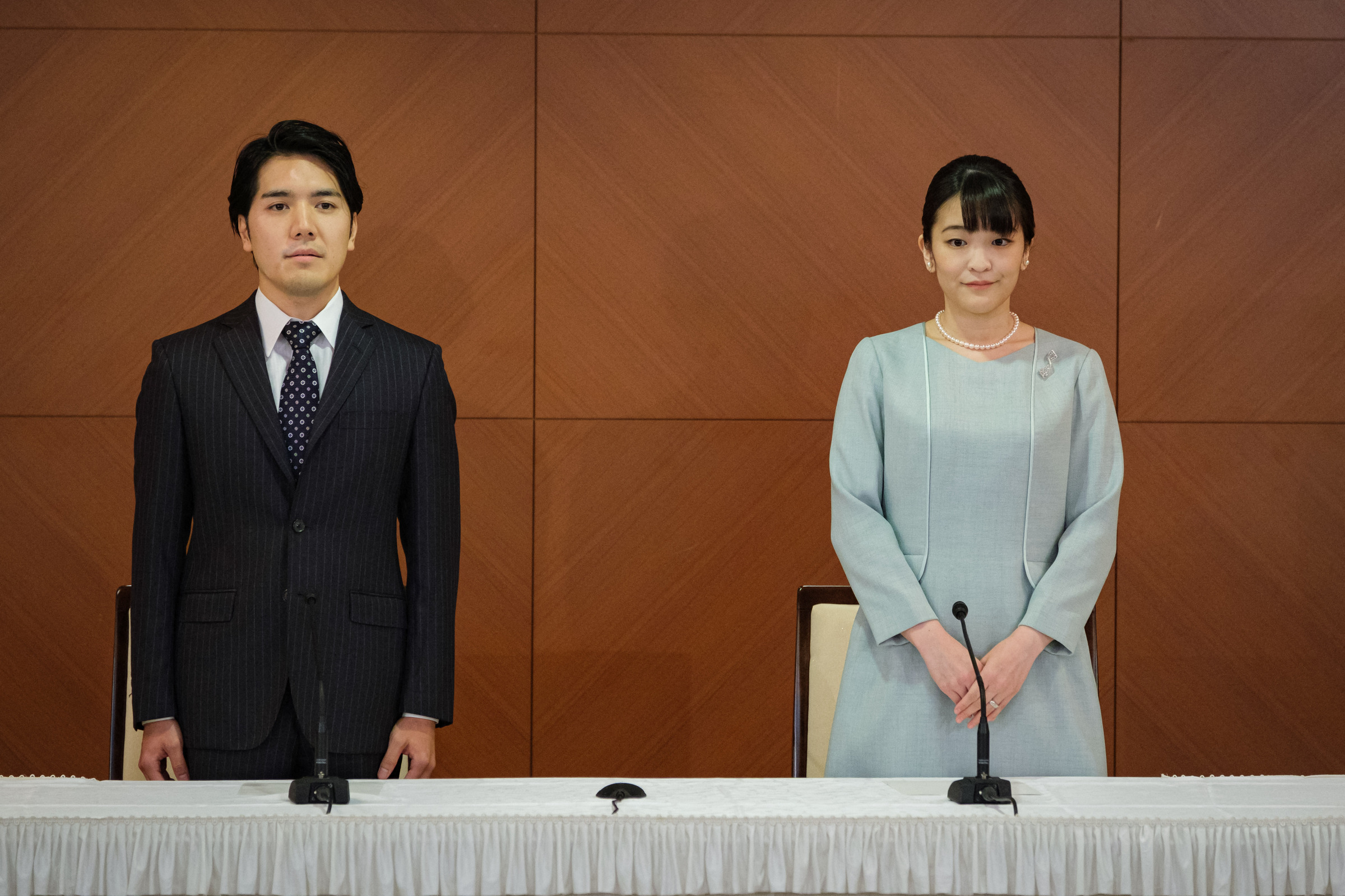 Japan's former princess Mako spotted with commoner husband, infant ...