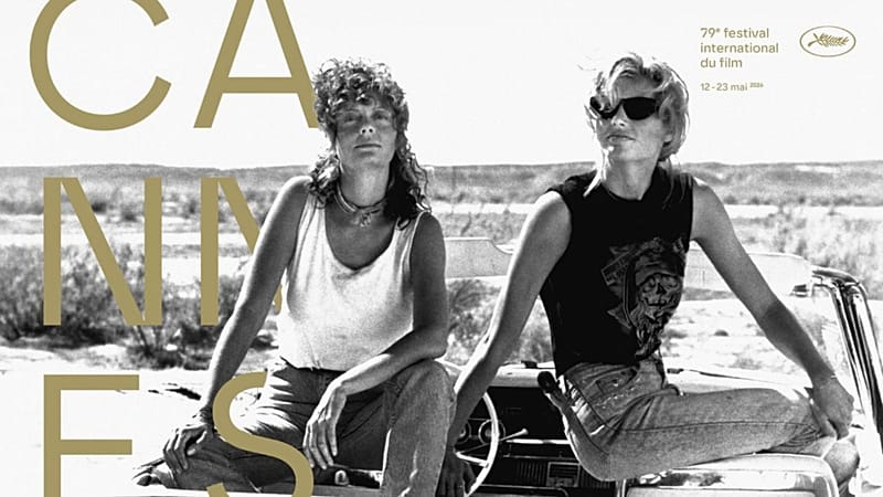 Cannes Film Festival unveils 2026 poster inspired by 'Thelma & Louise'