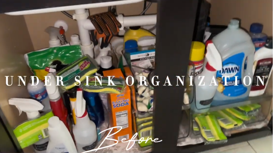 Transform your under sink DIY kitchen organization & decluttering ideas