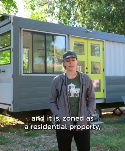 Meet Robyn, a housing advocate living in a container tiny house on ...
