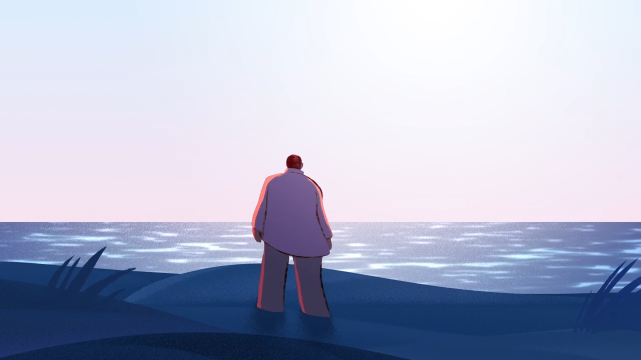 The ocean took 2.5 kilometers of coastline - and families had to move