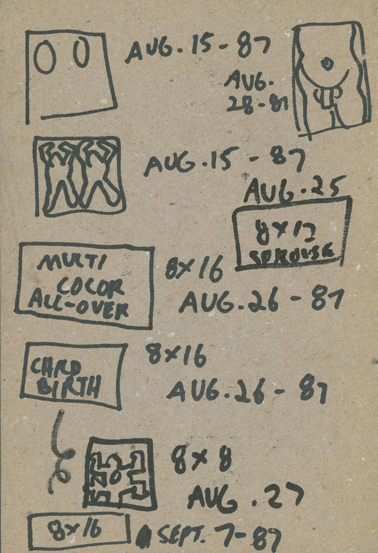 The ordinary, extraordinary to-do lists of Keith Haring