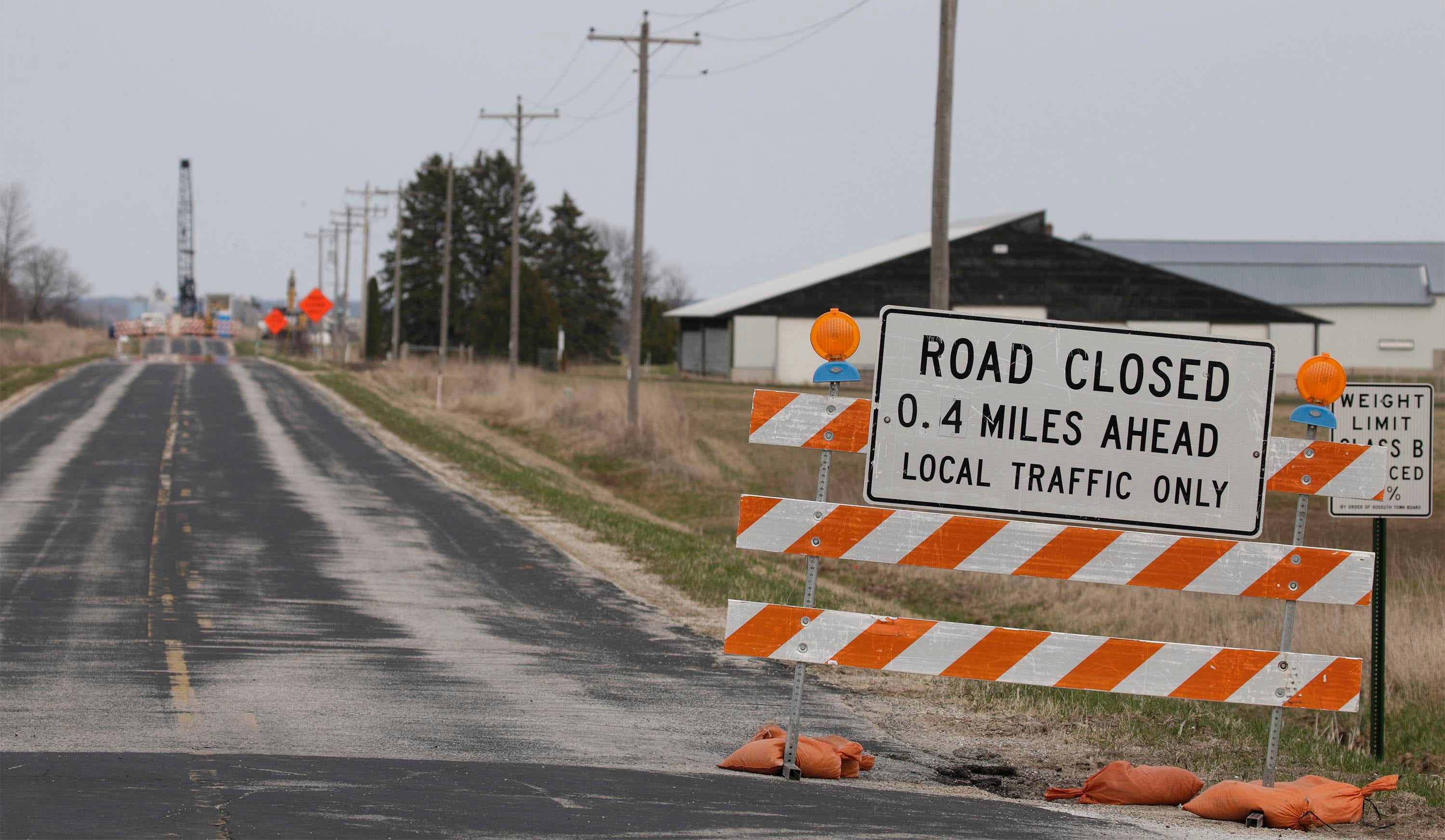 Manitowoc County closing County Trunk Highway R for one day April 27