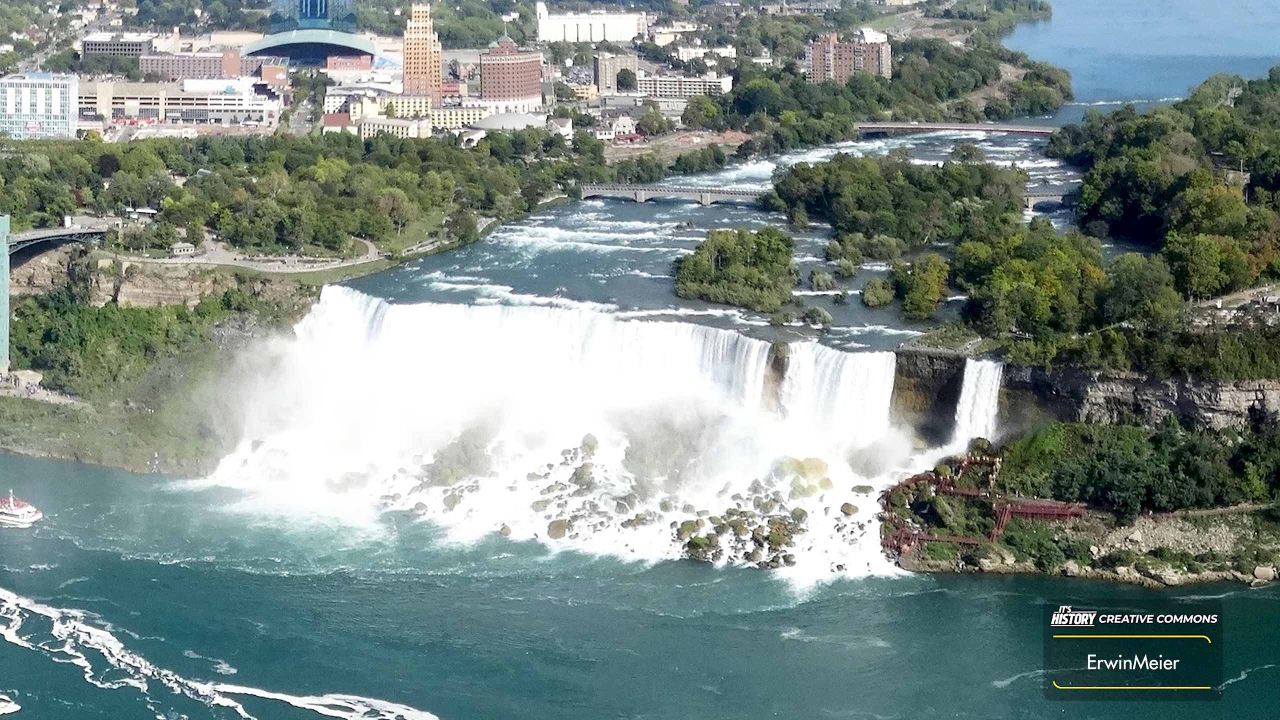US government shut off Niagara Falls in 1969 and revealed what was hidden