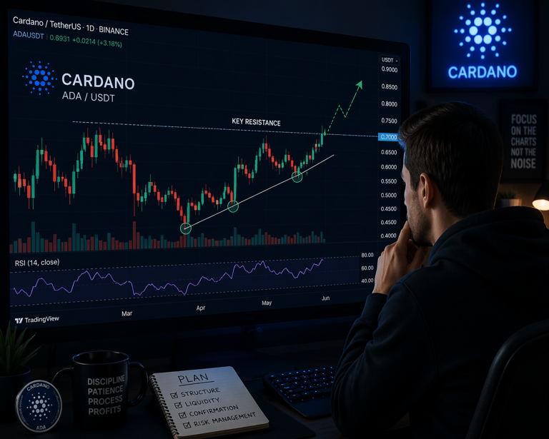 ADA eyes breakout as Bitcoin hits $78K and crypto rally gains pace