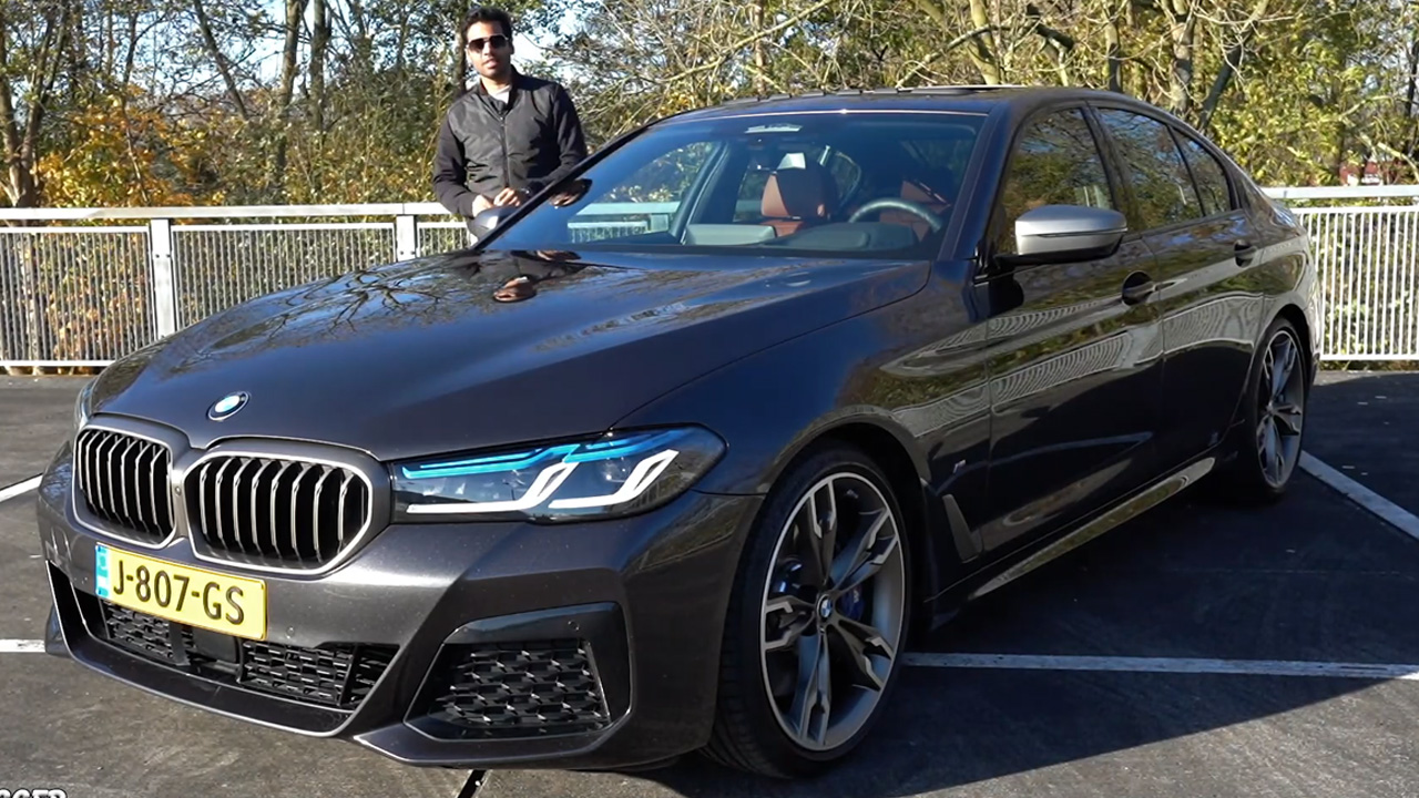 A close look at the new BMW M550i xDrive interior and exterior