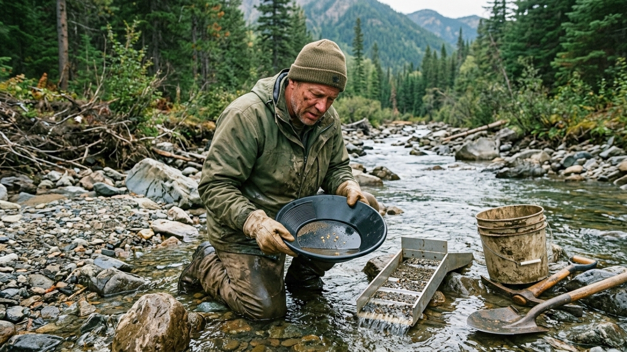 He dug for gold to understand money and ended up with almost nothing