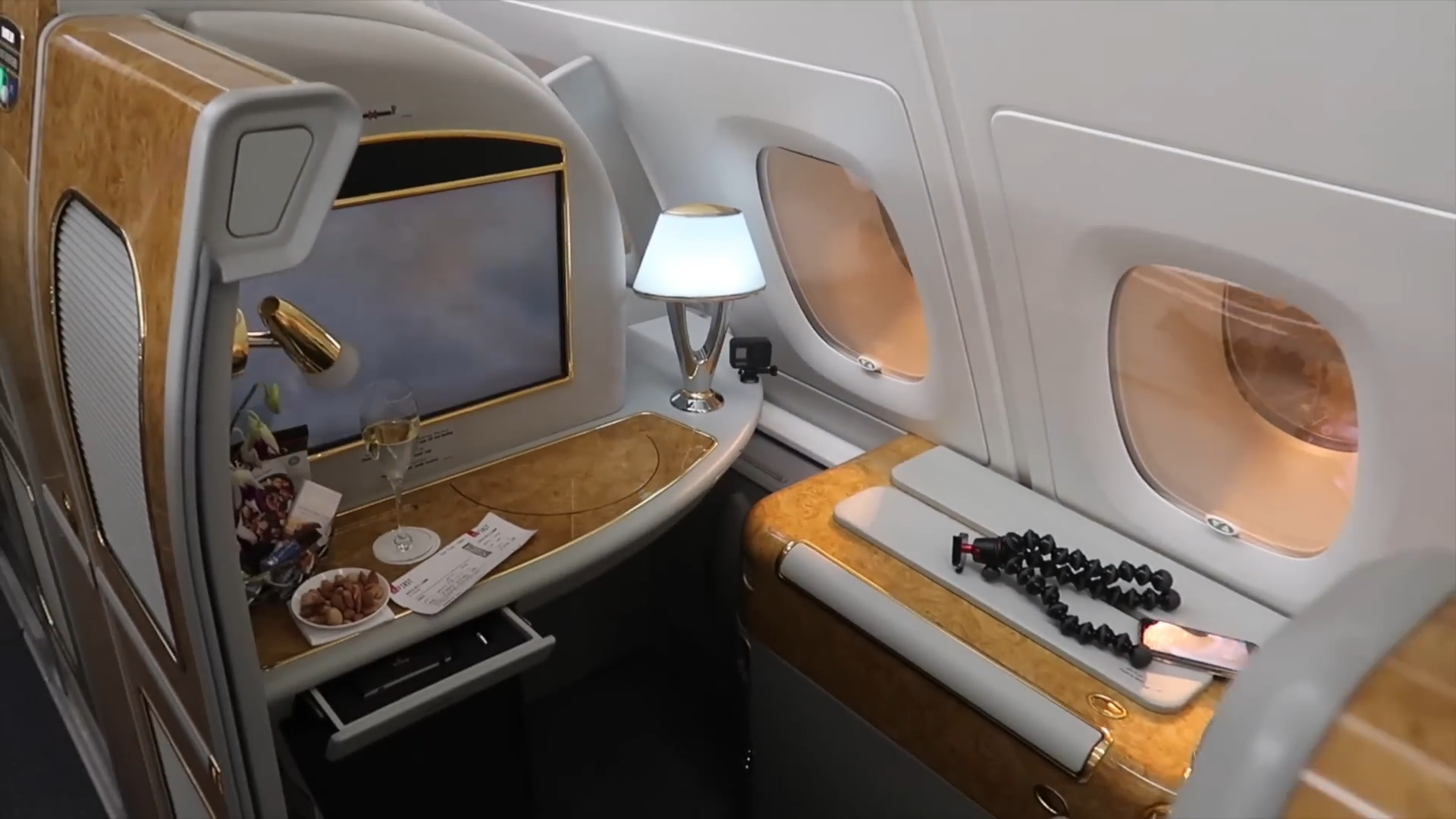 He paid $20,000 for Emirates first class - then the cabin was almost empty