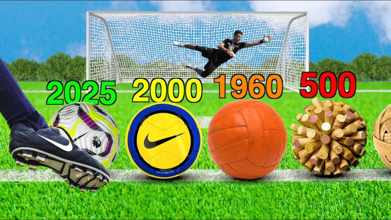 Watch the Soccer Ball AGE with Every Single Goal Score!