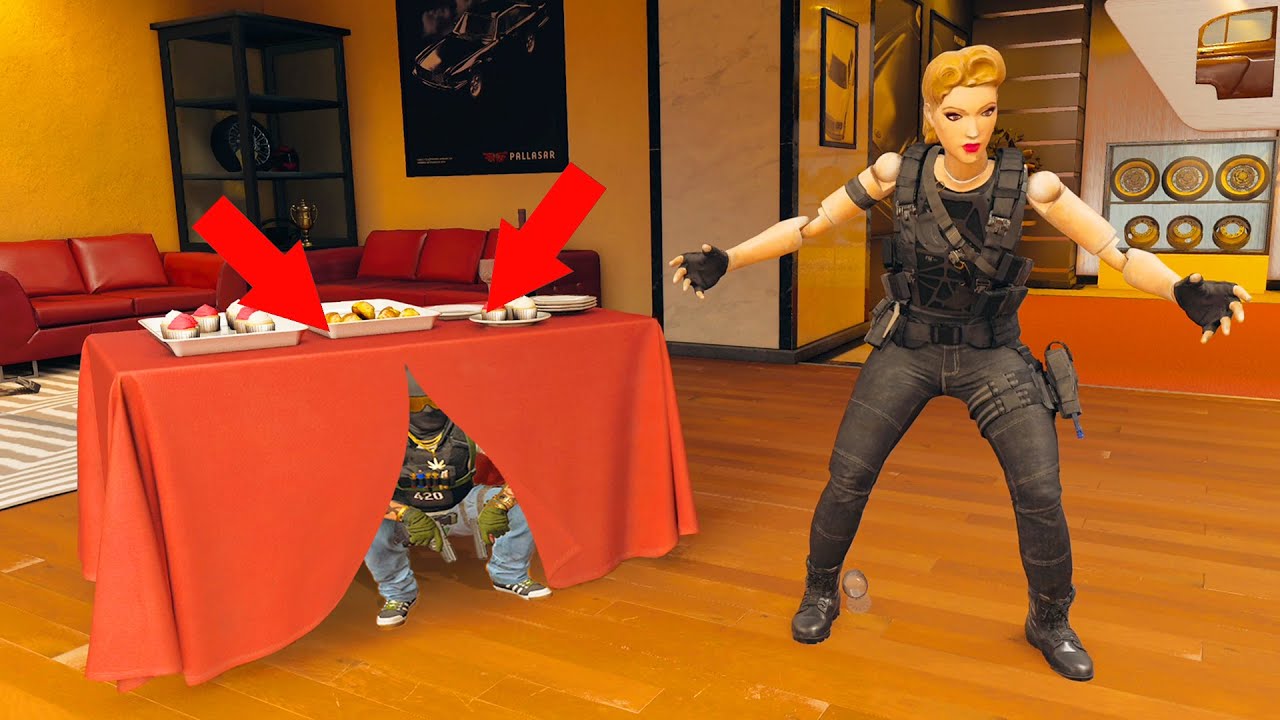 I found them camping under the table the whole time?