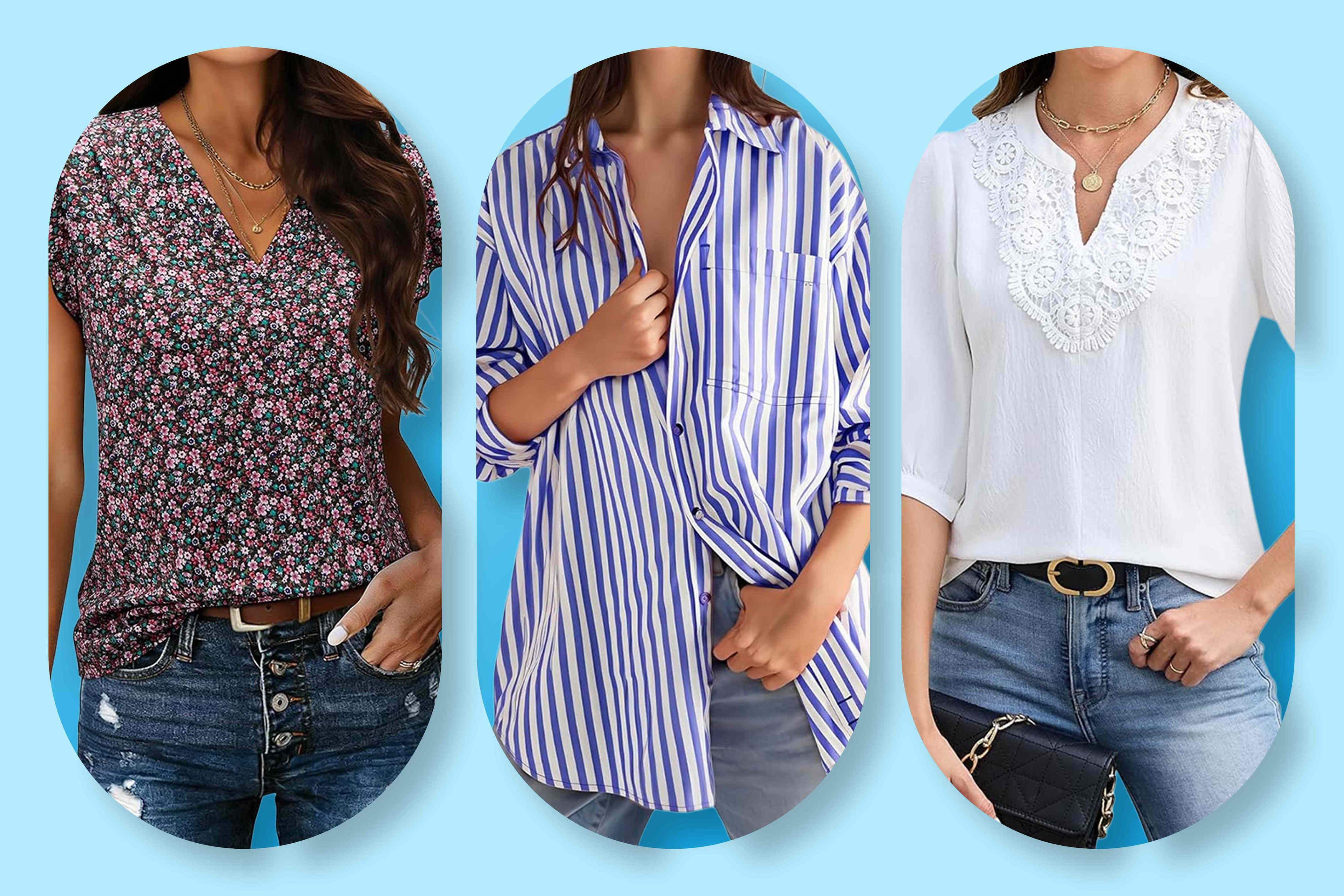 Amazon's outlet is bursting with cute blouses under $20 for spring — I ...