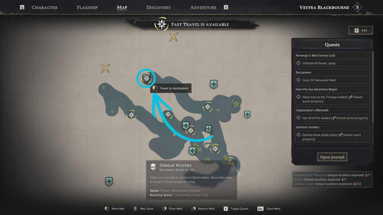 How to get to Tortuga in Windrose