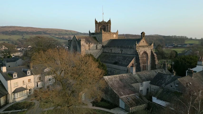 St Davids, Wales: Drone views of cathedral and bishop’s palace