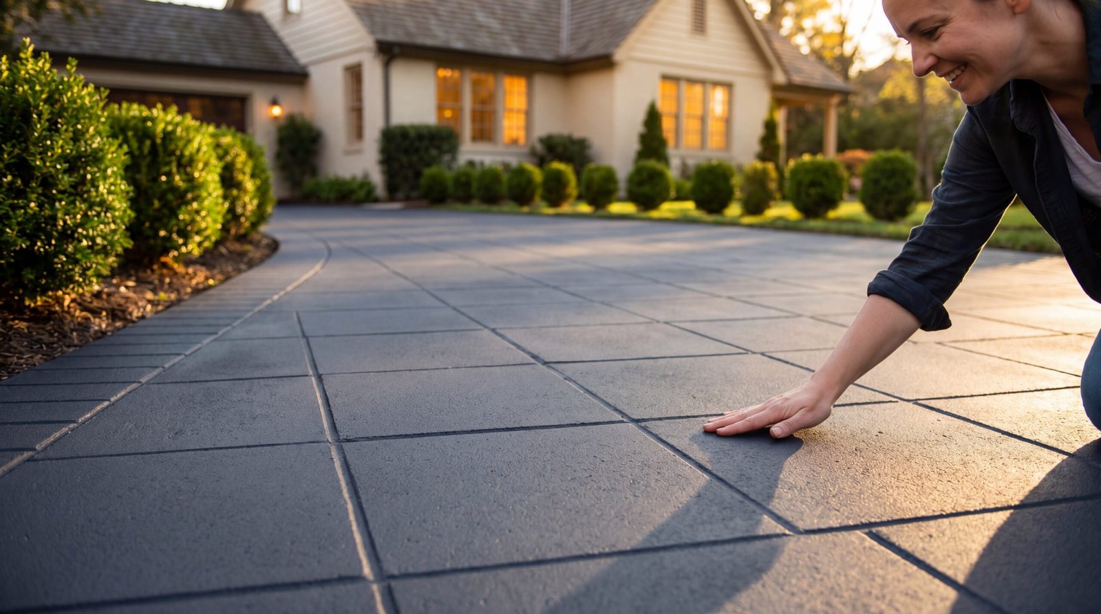 Woman transforms worn-out driveway for under $200