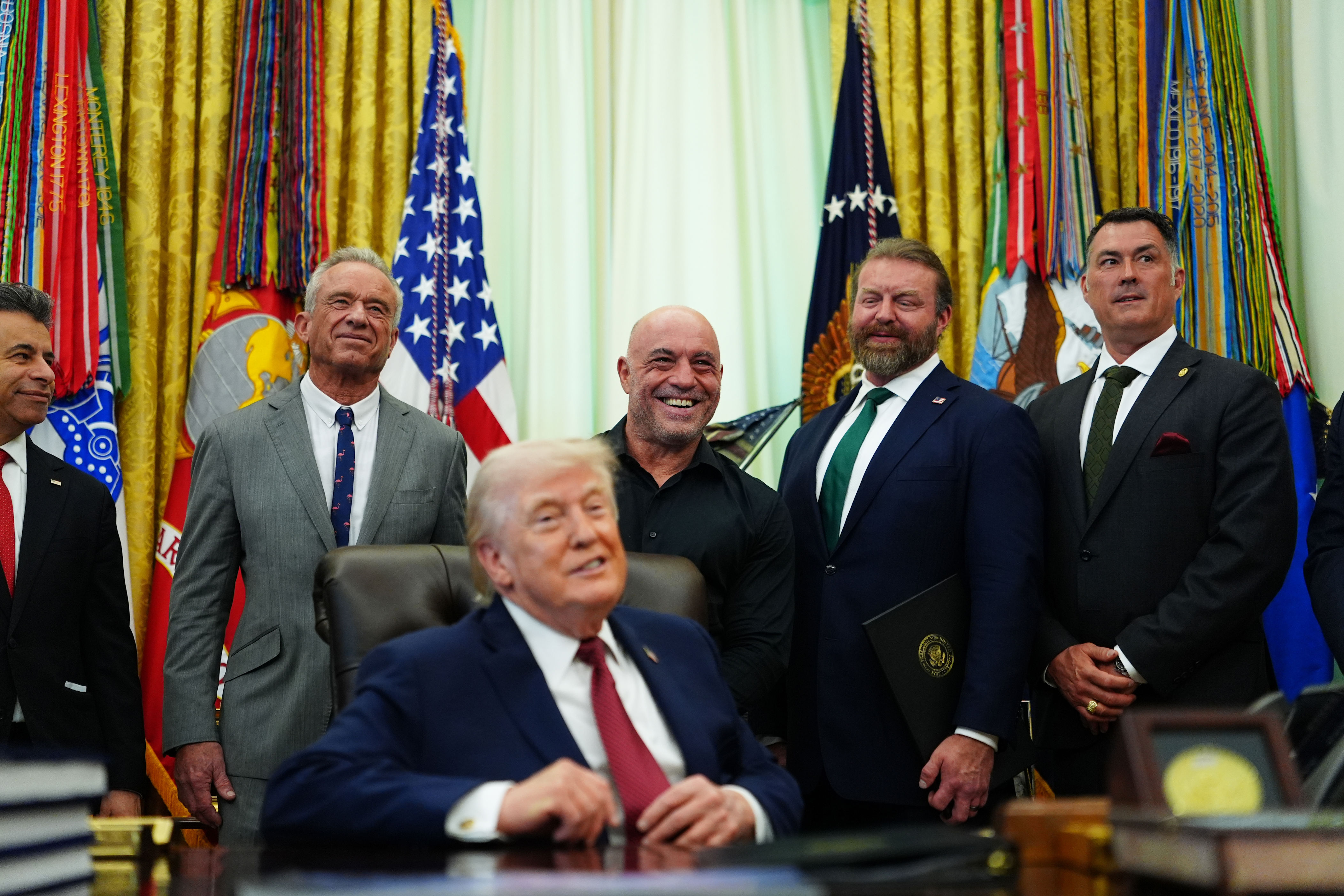 Joe Rogan reveals chat with Trump at UFC fight: "Wasn’t like he was mad"