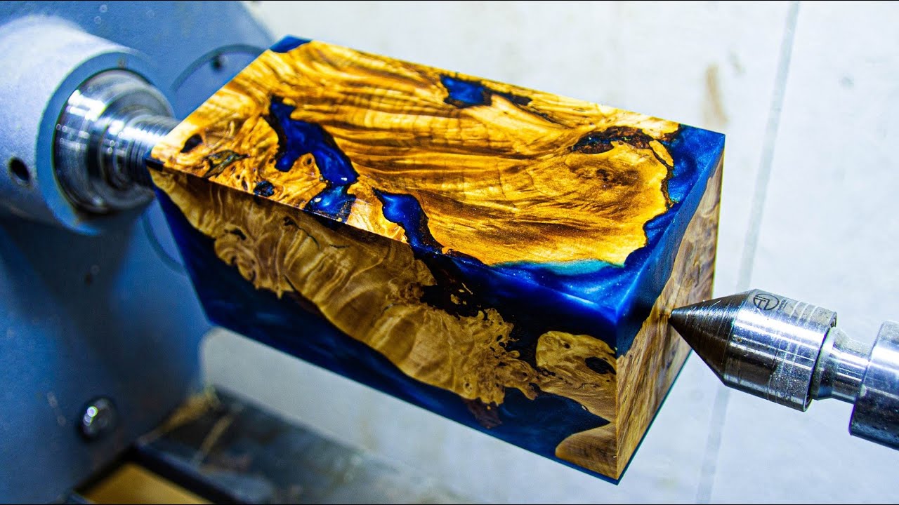 Transforming burl into beautiful goblet