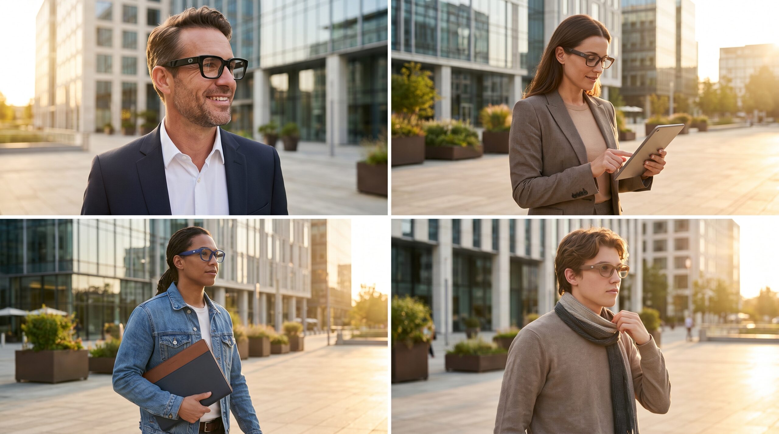 Apple Smart Glasses Four Frame Styles for man
