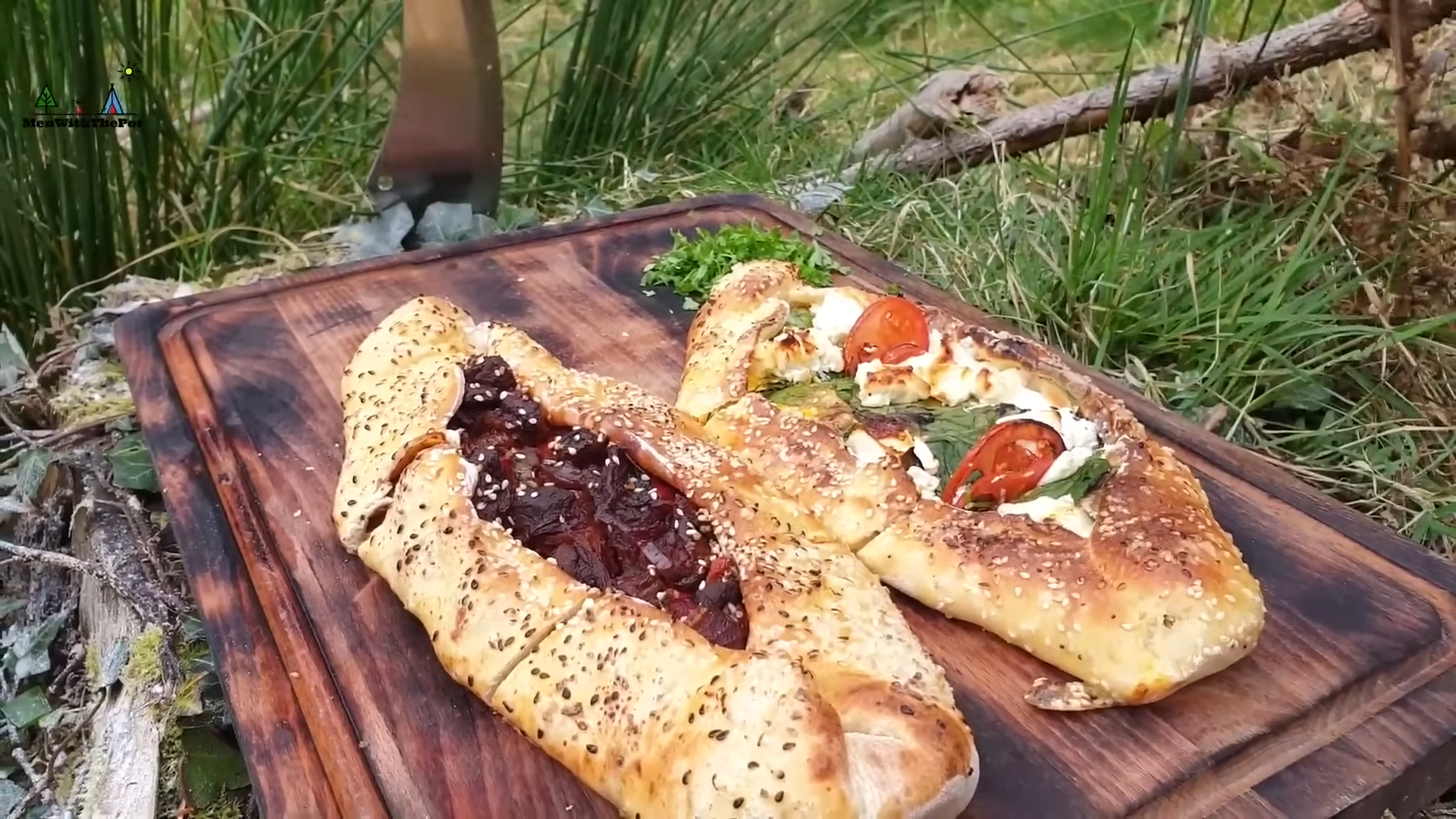 Watch how bread turns perfect over a simple campfire
