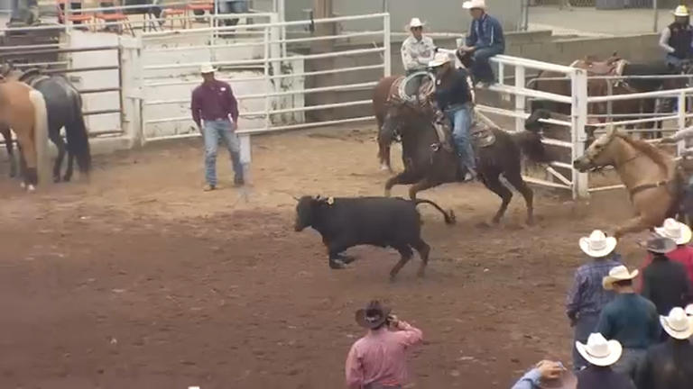 Opening night of the 112th Clovis Rodeo
