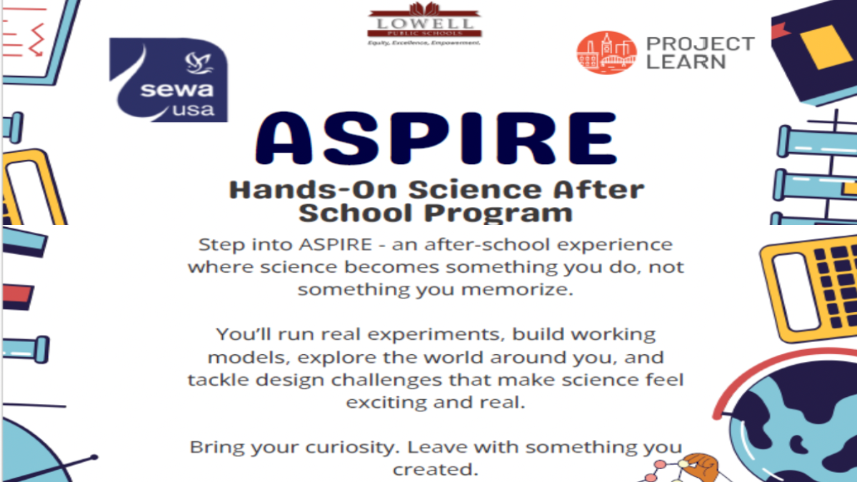 Sewa International launches ASPIRE STEM program for Lowell students