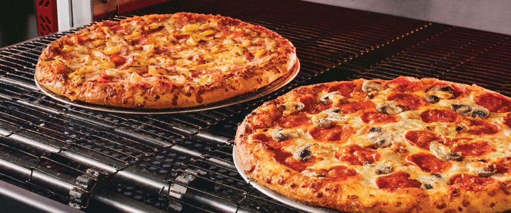 Domino’s is taking 50% off all menu-priced pizzas this week