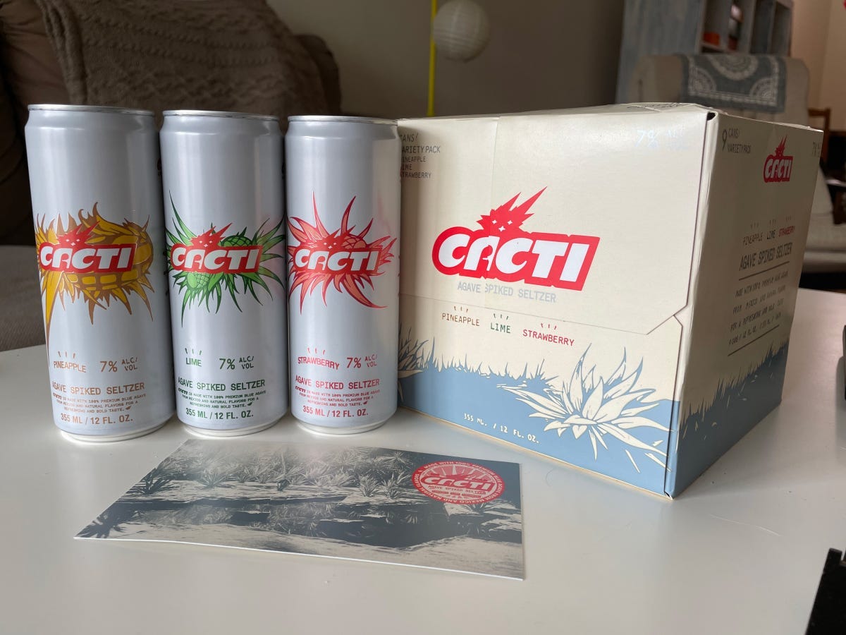 I tried Travis Scott's much-hyped hard seltzer, and it's just fine