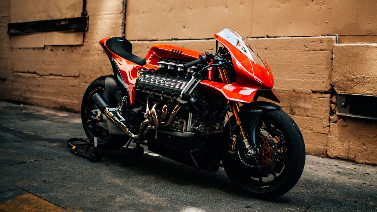 Max Hazan's 400 HP HF355 custom motorcycle in photos