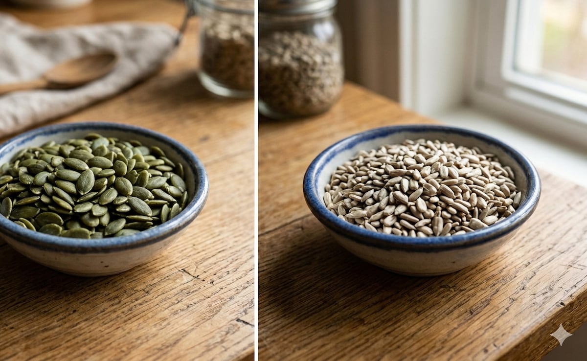 Pumpkin seeds vs sunflower seeds: Which is a better source of fibre ...