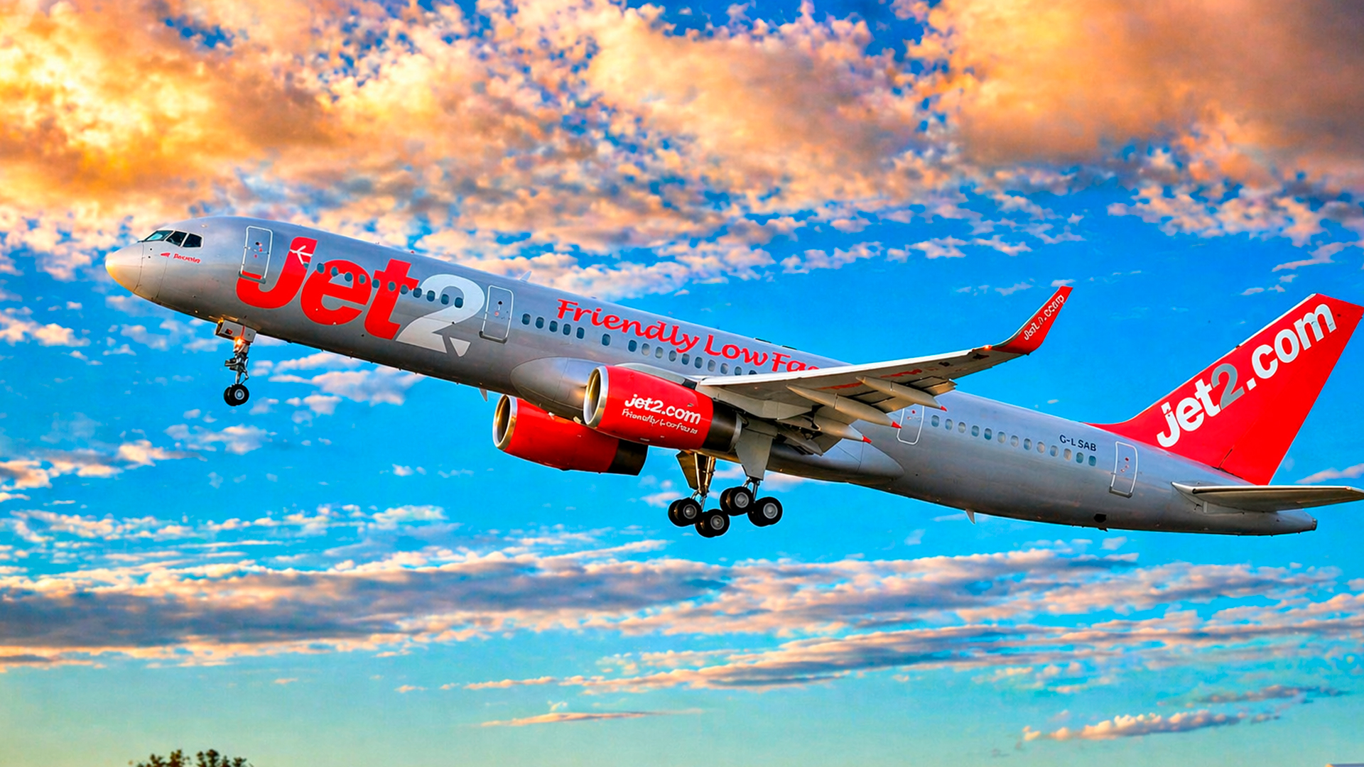 Boeing 757 takeoffs look so powerful