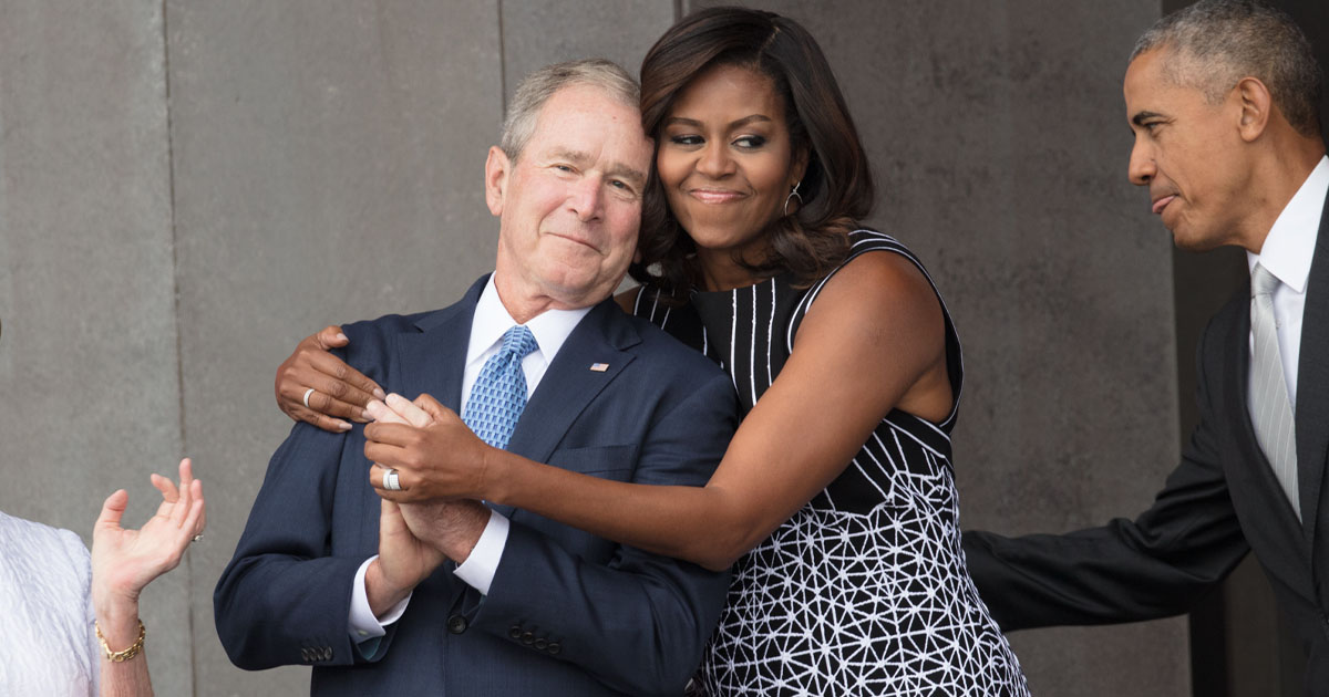 George W Bush reveals what really happened during viral funeral ...