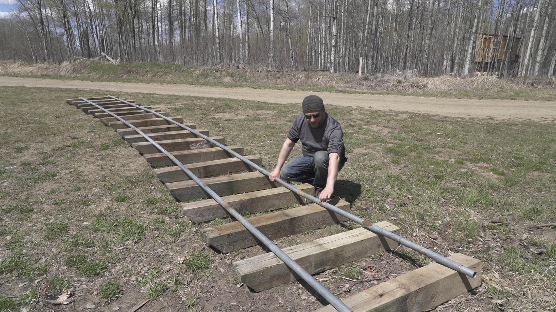 He started building a railroad in his backyard - before the inspectors ...