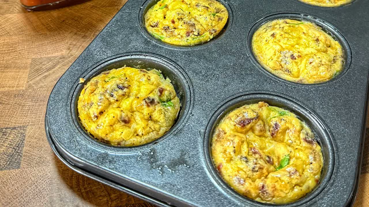 High protein spicy bacon egg bites recipe