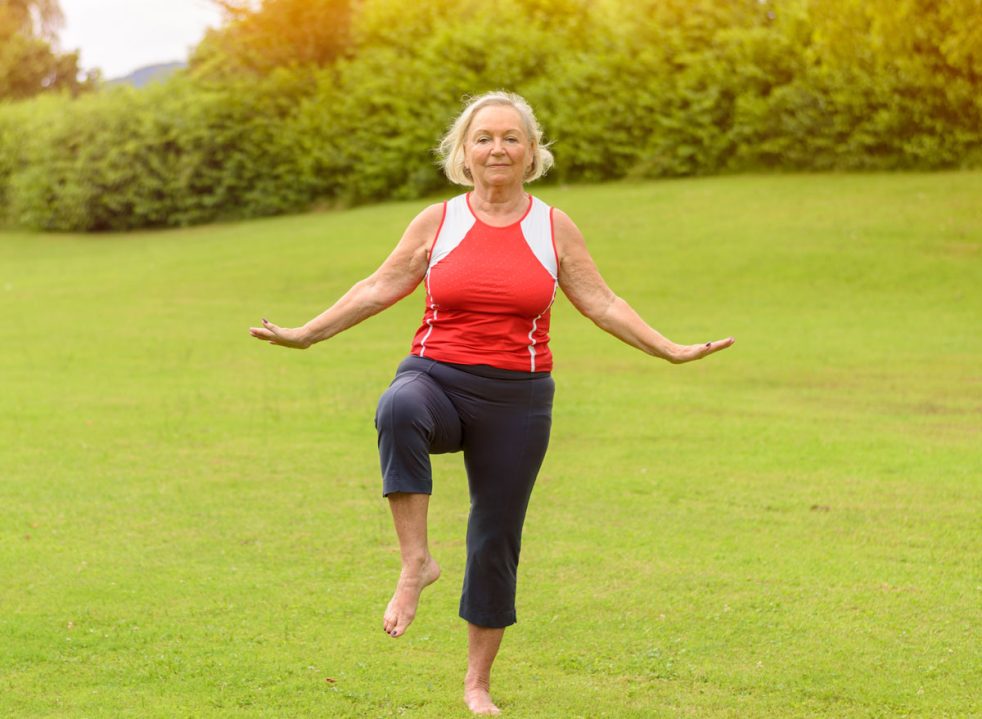 If you can hold a single-leg stand this long after 60, your balance is ...