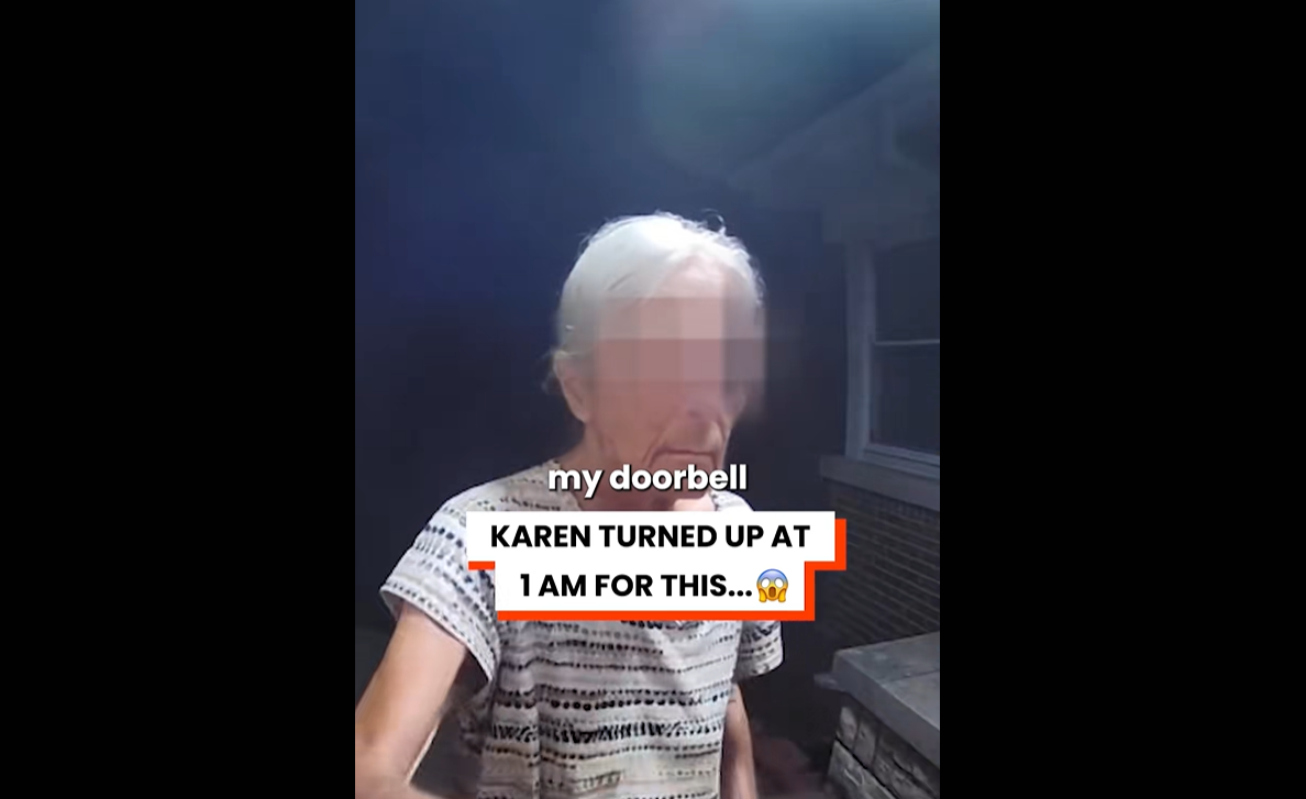 This Karen Wouldn’t Stop Ringing the Doorbell at 1:30AM… Then He ...