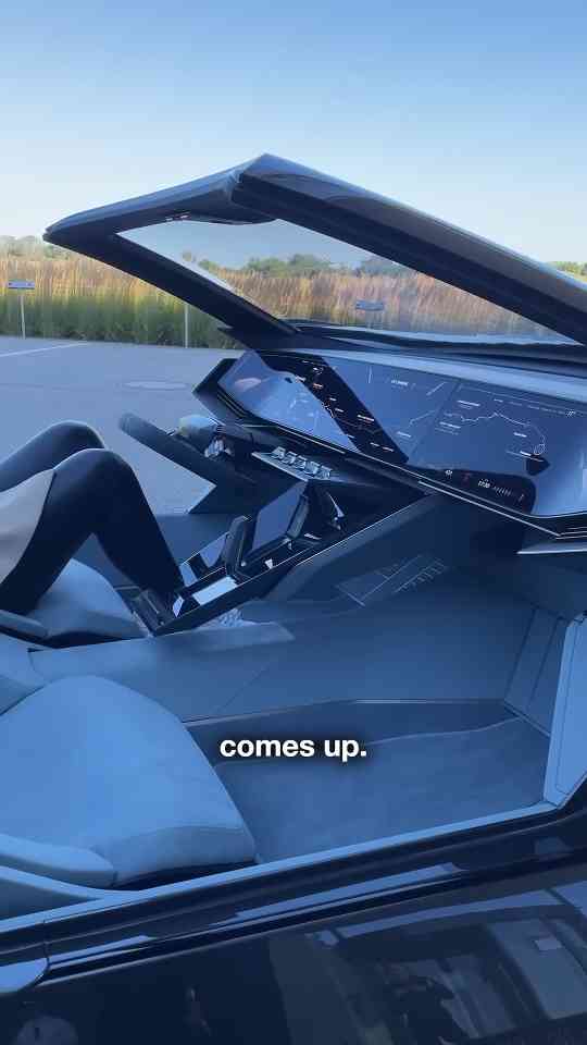 Audi built a steering wheel that disappears