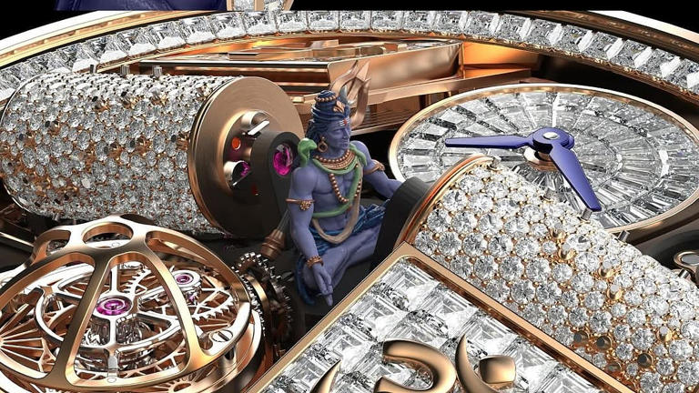 Anant Ambani's watch worth Rs. 12 crore stuns with 300 diamonds and a ...