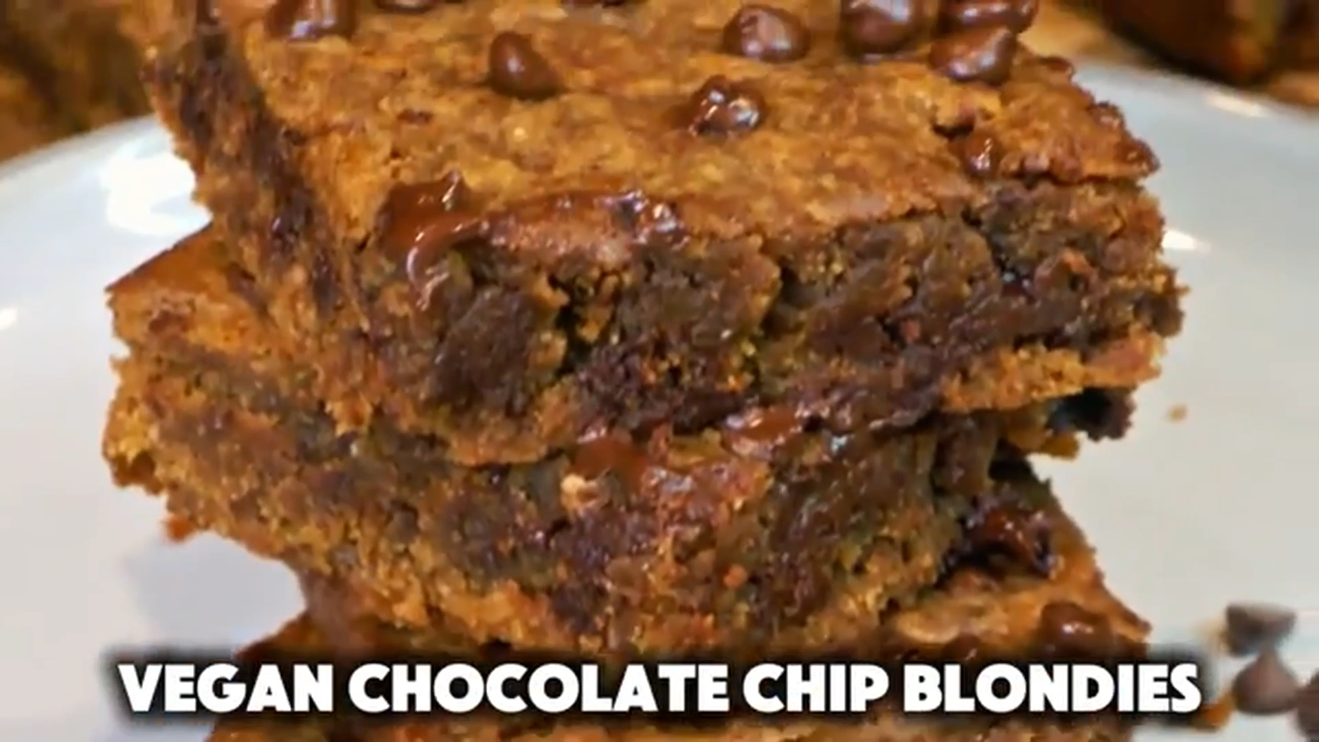 These low-sugar vegan blondies taste so good you’ll ditch store-bought ...