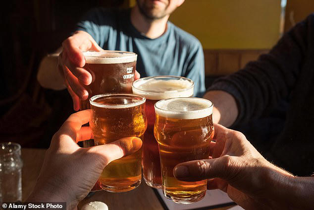Researchers declare that a pint of beer is a source of vitamin B and 0% ...