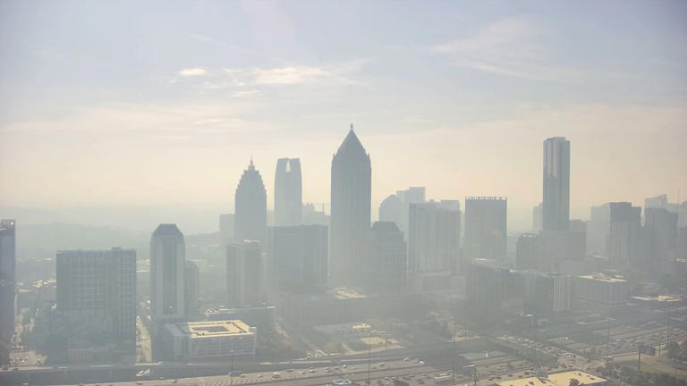 Smoke from south Georgia wildfires reaching metro Atlanta