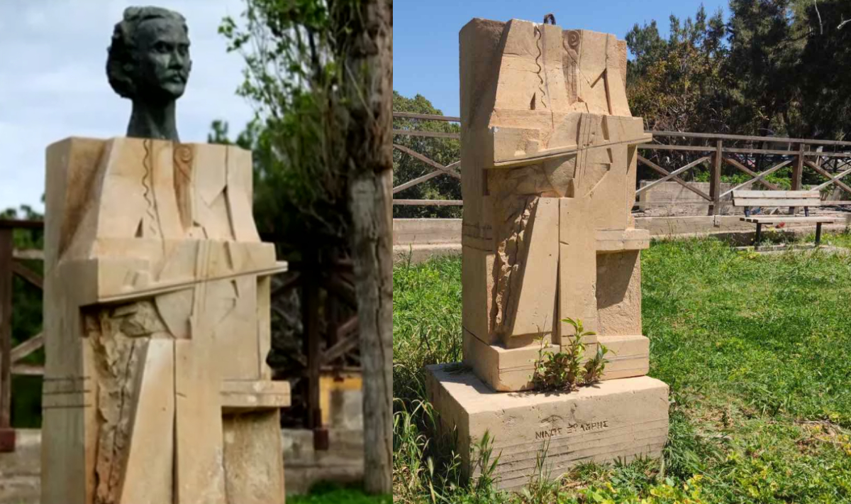 Ηράκλειο: Η χήρα του Νίκου Ξυλούρη για τον βανδαλισμό της προτομής του ...