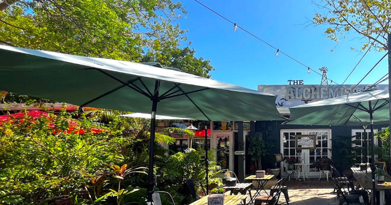 This hidden garden cafe in Florida feels like a secret oasis