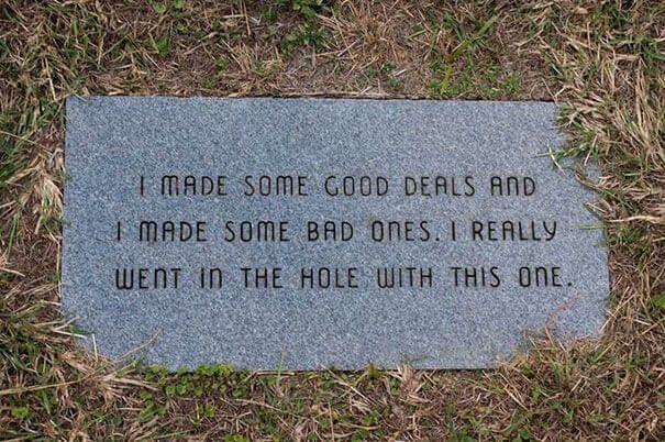 Unexpectedly dark and hilarious tombstone inscriptions
