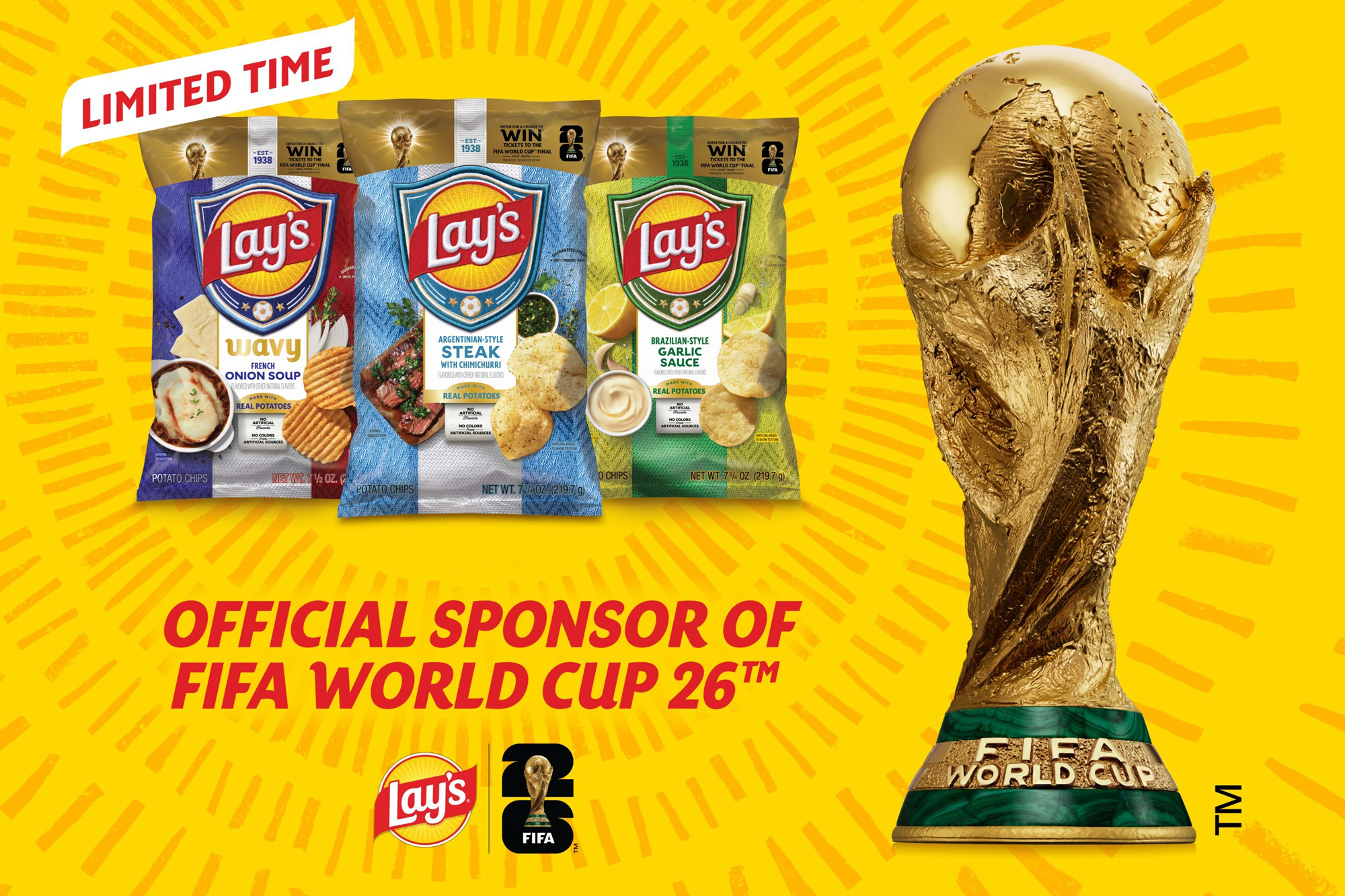 Lay’s celebrates FIFA World Cup 2026 with a whopping 40 limited-edition ...