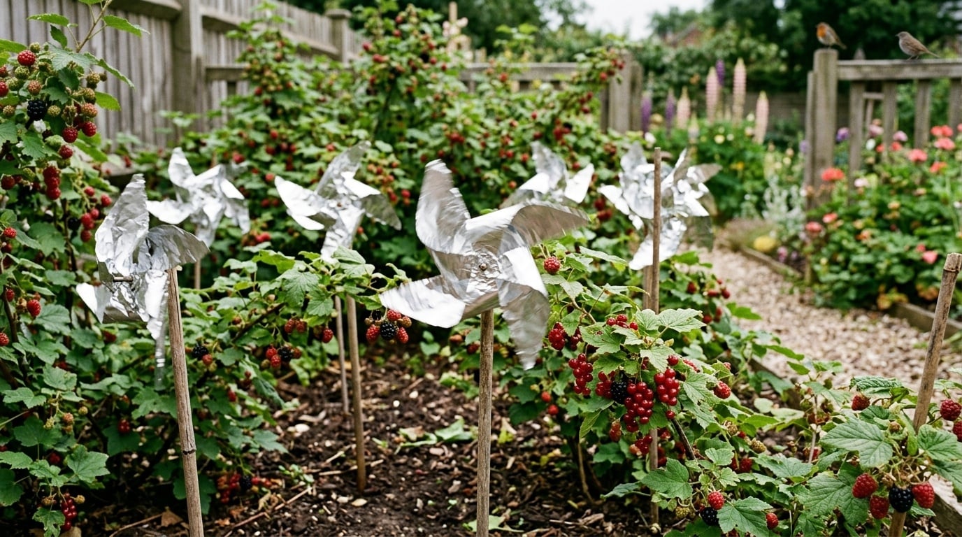UK gardeners swear by this 10-minute kitchen foil craft to stop birds ...