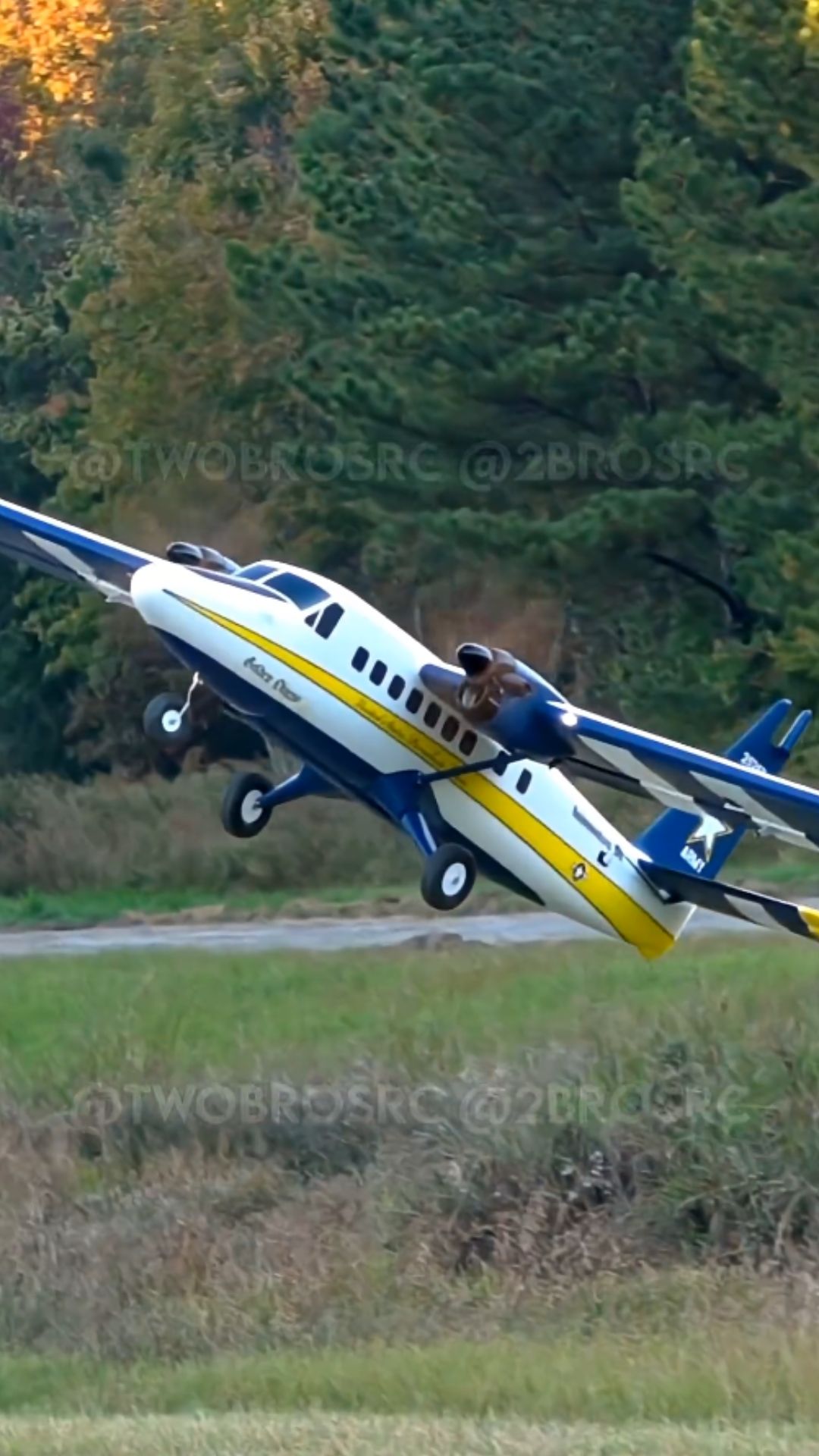 DeHavilland Twin Otter side slip