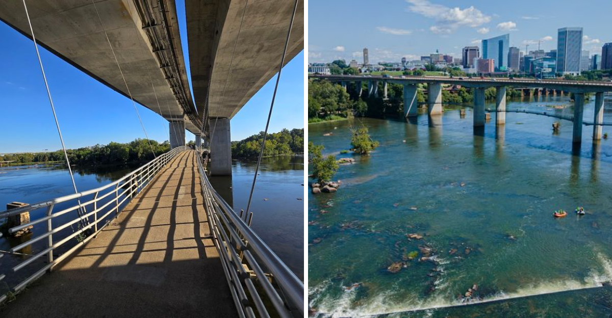 This Virginia suspension bridge leads to one of the state’s most ...
