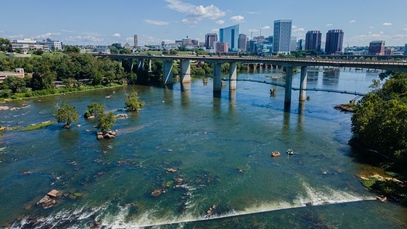 This Virginia suspension bridge leads to one of the state’s most ...